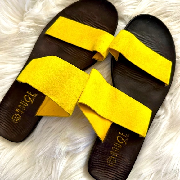 Rouge! | Shoes | Rouge Yellow Sandals | Poshmark